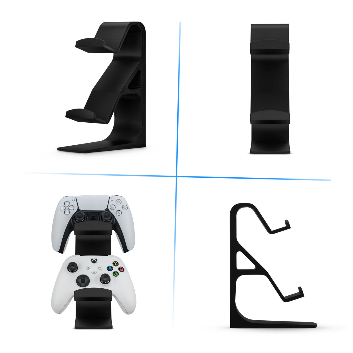 The Wraith - Dual Game Controller Stand for Desk - Universal Design Fo ...