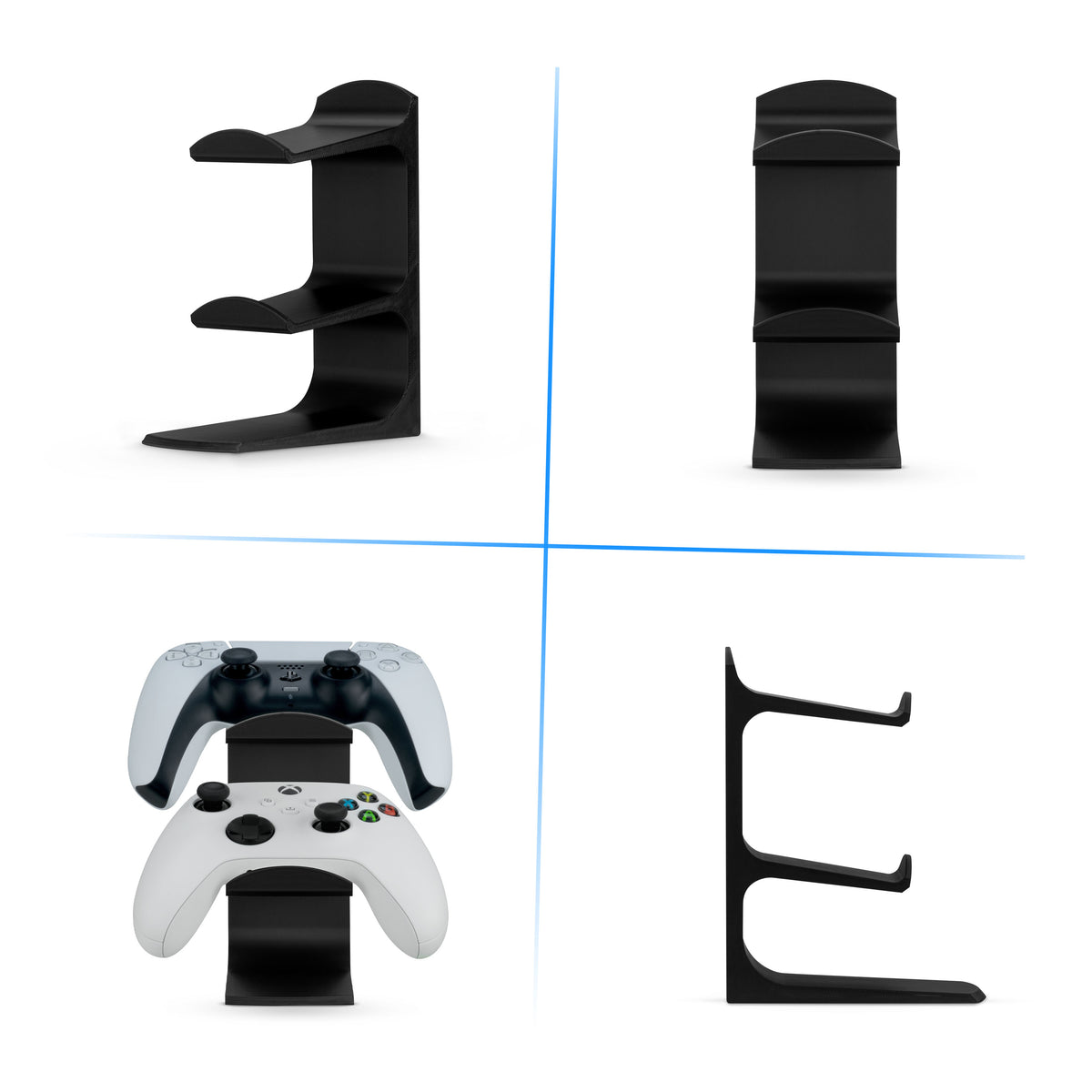 The Sentinel - Dual Game Controller Stand for Desks, Universal Design ...