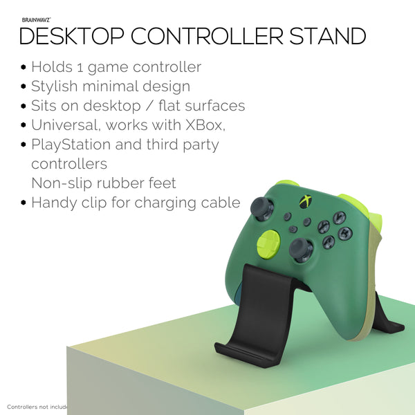 Desktop Game Controller Stand Holder – Stylish, Minimal Wave Design, S ...
