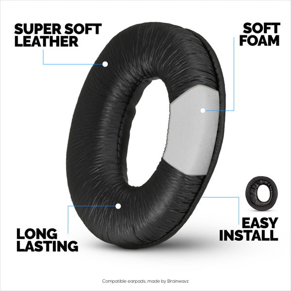 Replacement Leather Earpads for Sony RF985R, RF960R, RF960RK, RF970, R ...