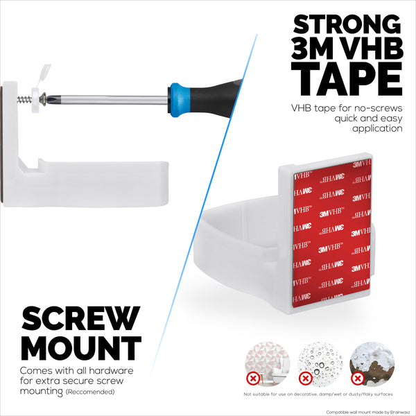 Wall Mount for Linksys Atlas 6 WIFI mesh routers - Brainwavz Audio