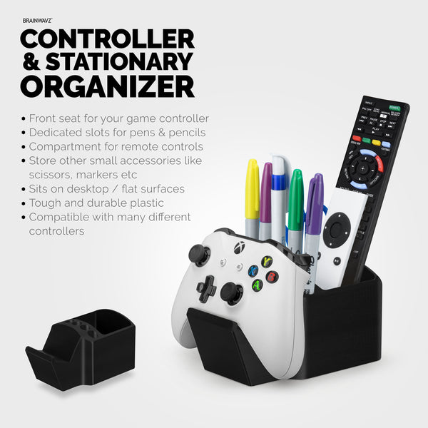 Dual Game Controller & TV Remote Control & Storage Desktop Holder ...