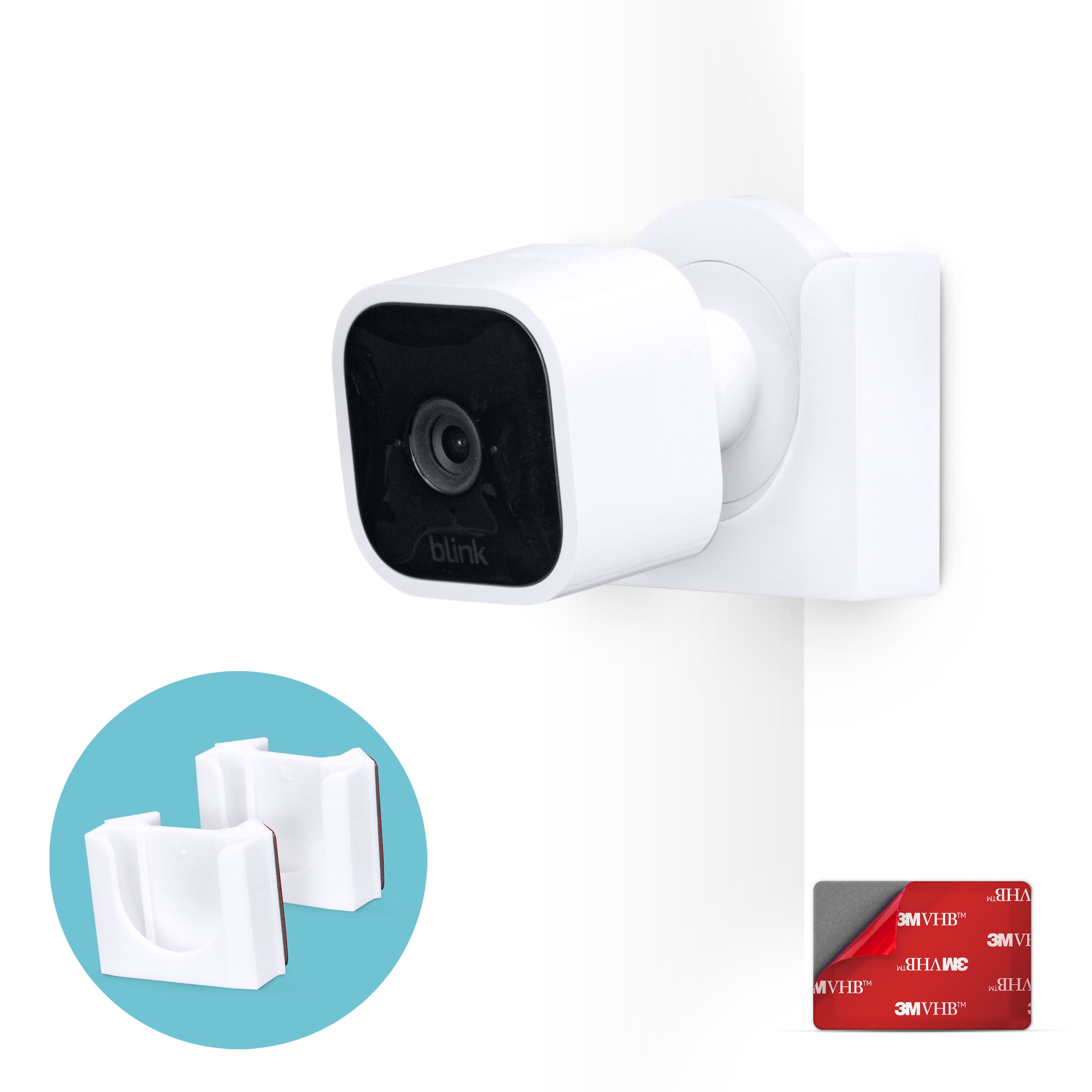 2-Pack Corner Wall Mount For Blink MIni Security Camera, Adhesive ...