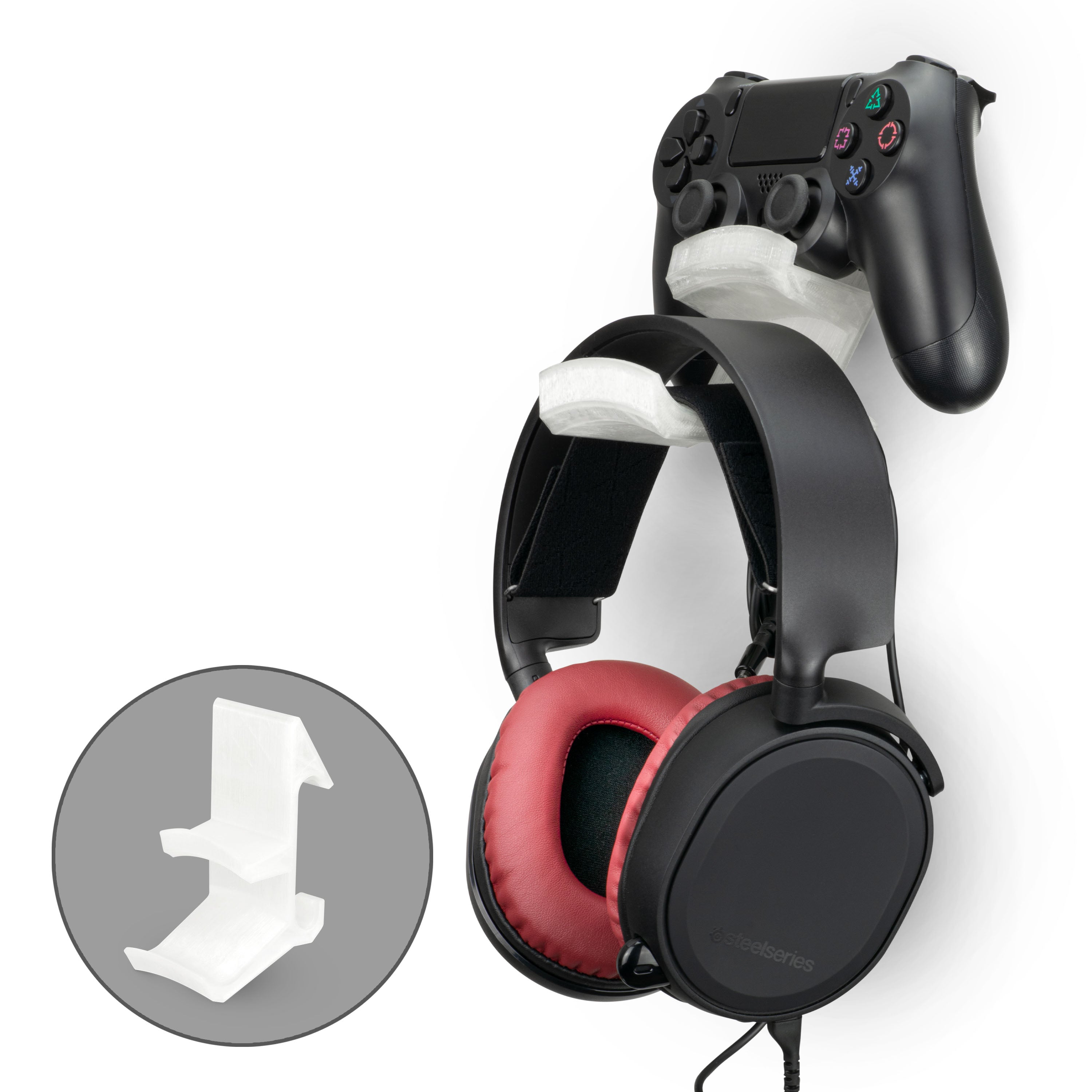 The Colossus - Headphone and Universal Game Controller Hanger - Adhesi ...
