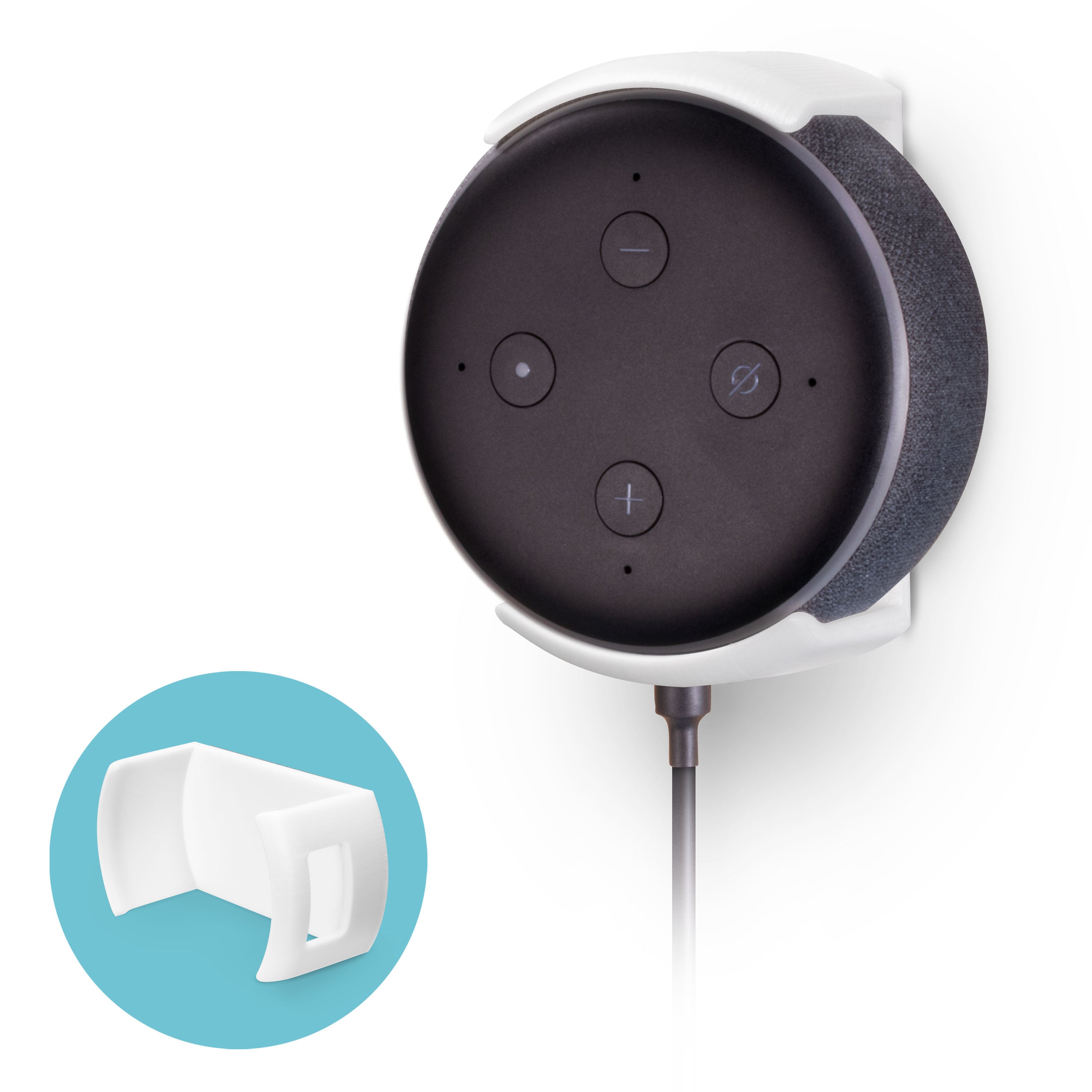Echo Dot Wall and Ceiling Adhesive Mount - Brainwavz Audio