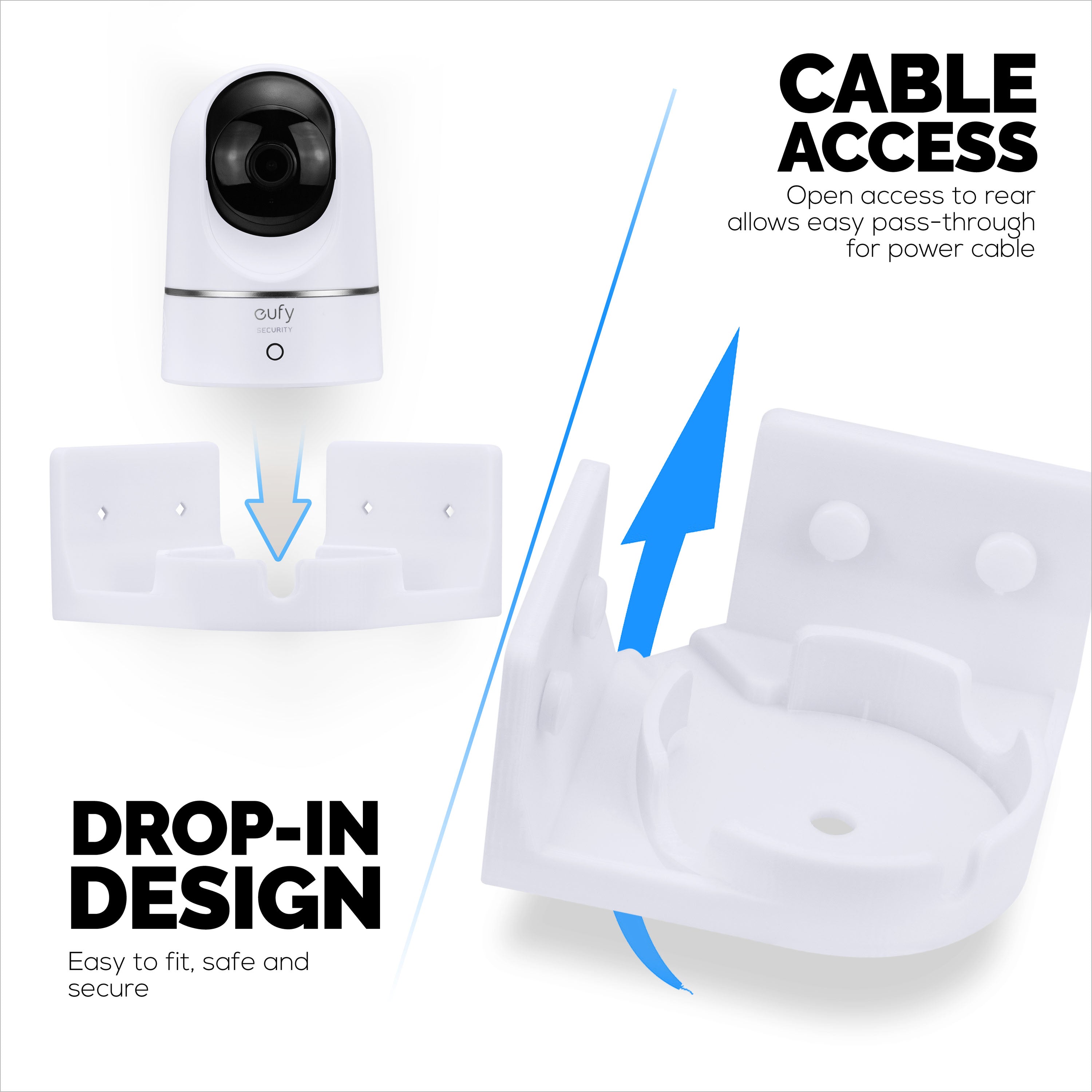 Corner Mount for Eufy security S220 T84 10X Indoor Cam, Security Camera ...