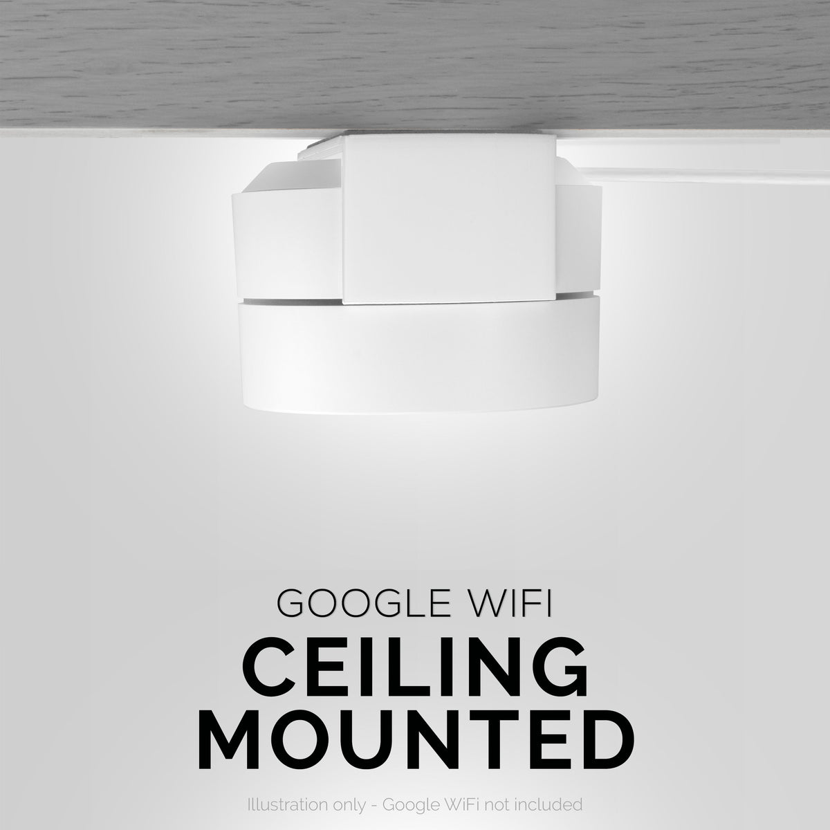 Google WiFi Adhesive Wall and Ceiling Mount (01) - Easy to Install & N ...