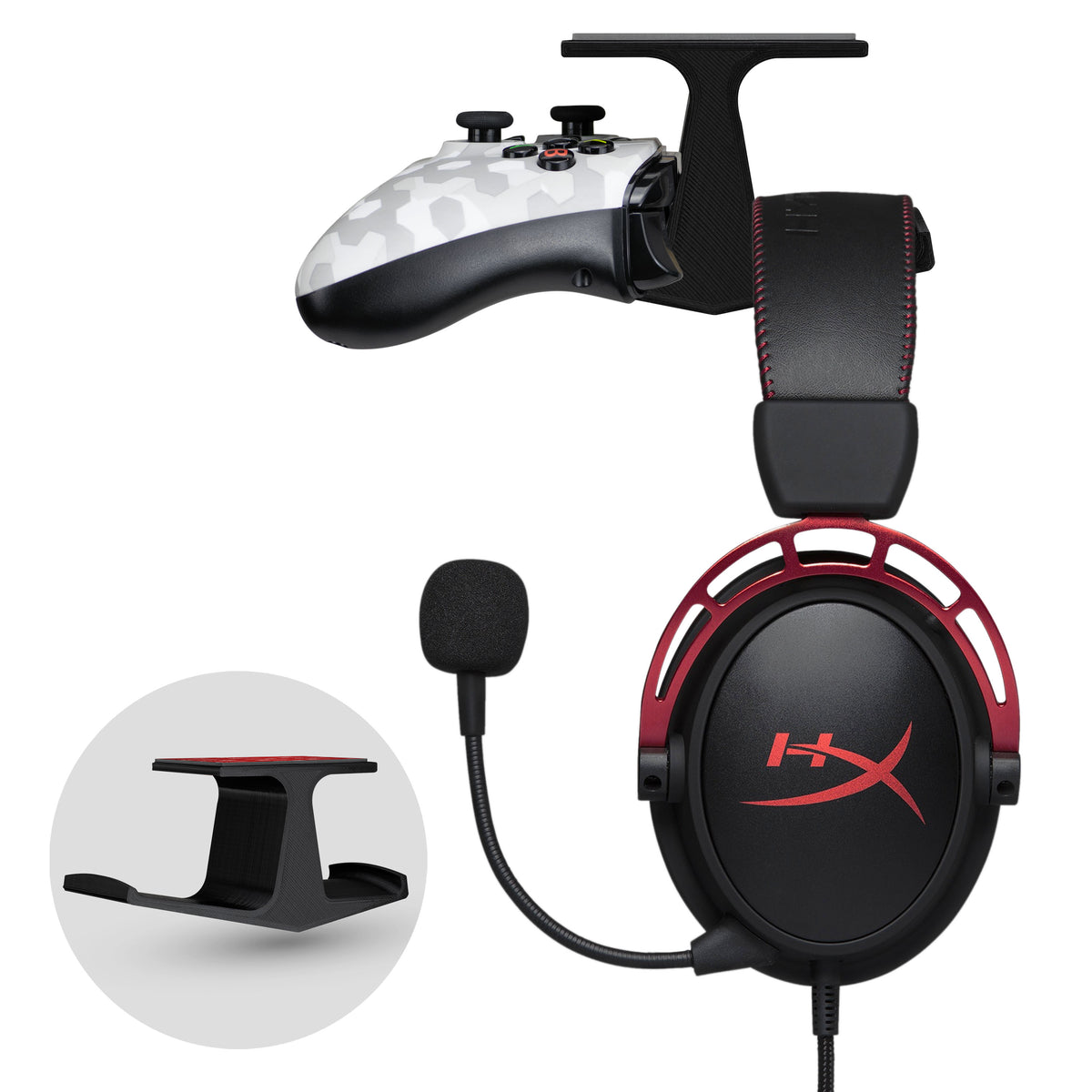 The Gorgon - Under Desk Headphone & Game Controller Hanger Mount ...