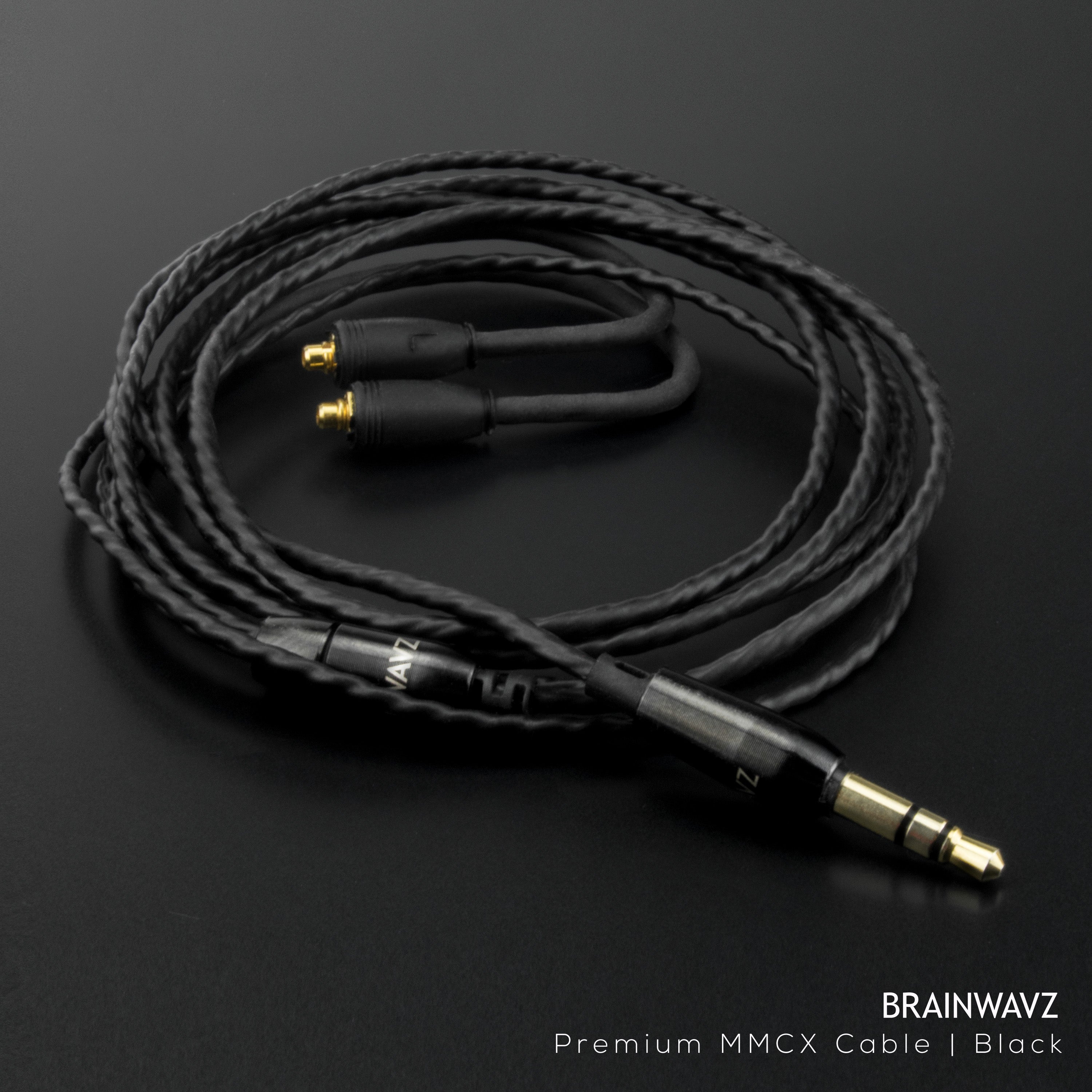 Earphone Cable with MMCX Connector (3.5mm Jack) - Brainwavz Audio