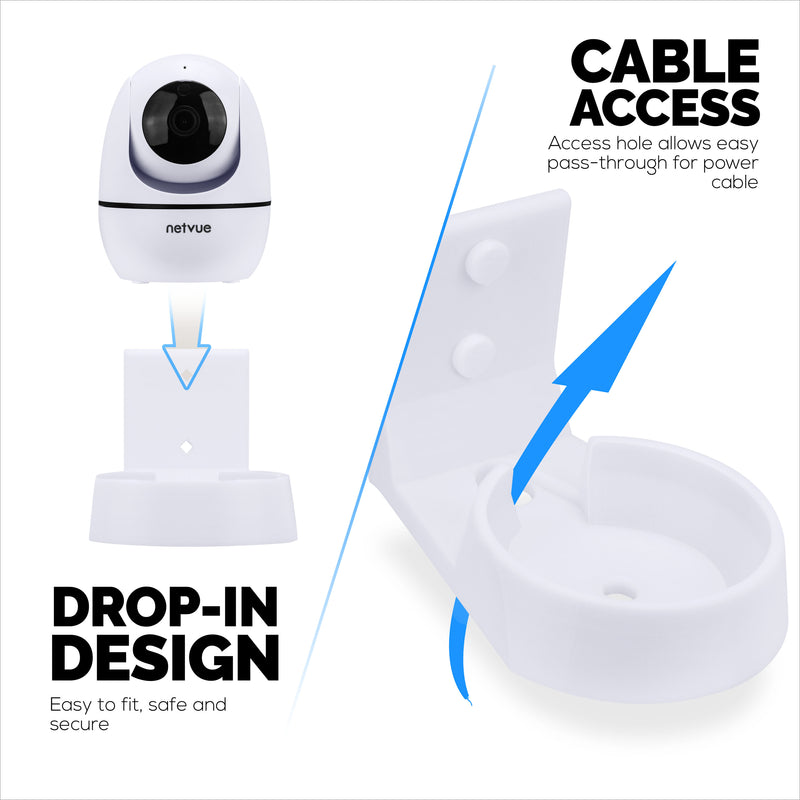 Wall Mount for NETVUE Indoor Camera (NI-3421) - Brainwavz Audio
