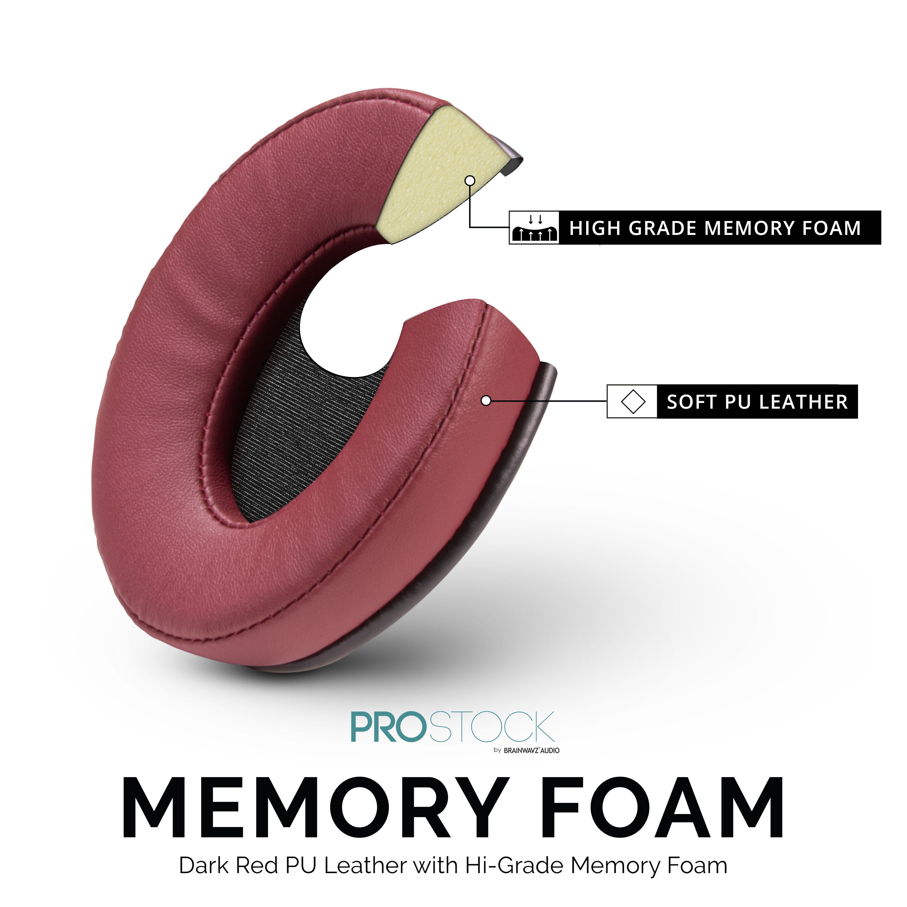 ProStock ATH M50X & M Series Replacment Earpads - Custom Desgined Shape ...