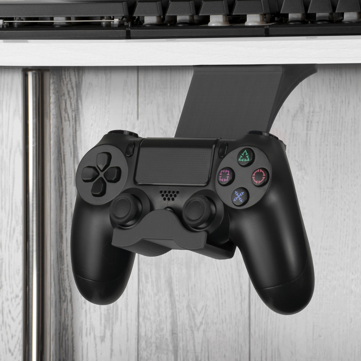 Under Desk Game Controller Holder Hanger - For PlayStation PS4 Control ...