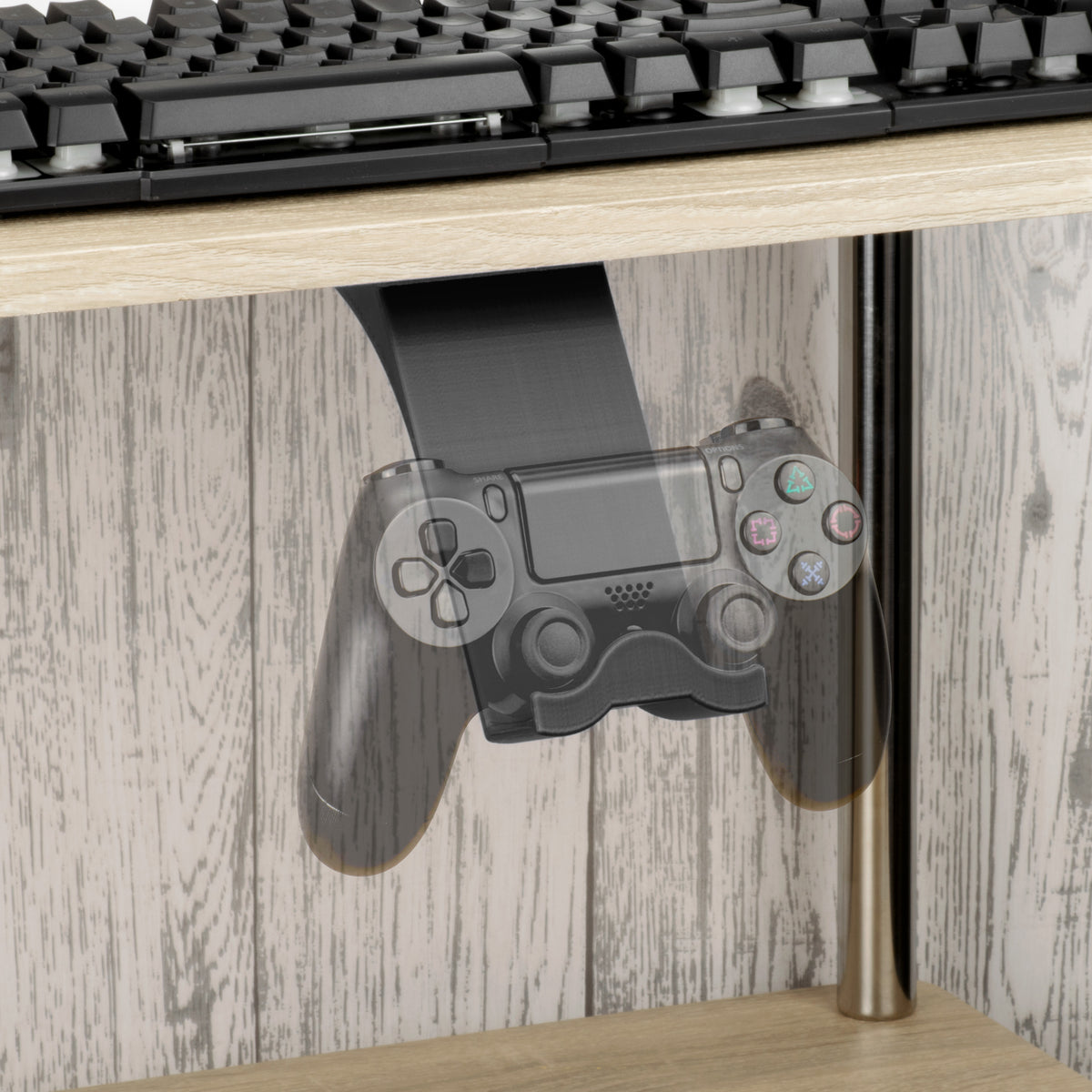 Under Desk Game Controller Holder Hanger - For PlayStation PS4 Control ...