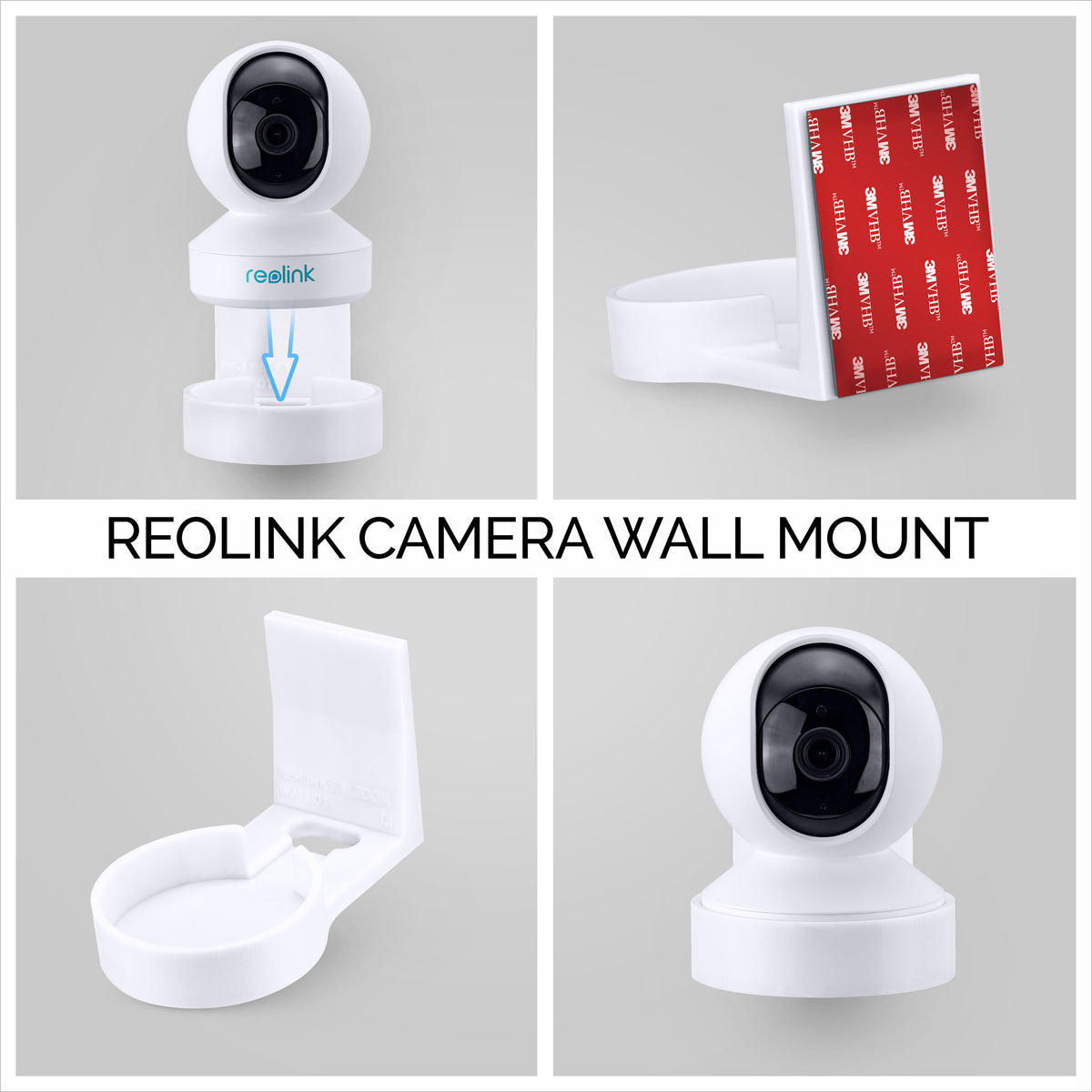 Wall Mount for Reolink E1 Zoom Security Camera - Easy to Install Adhes ...
