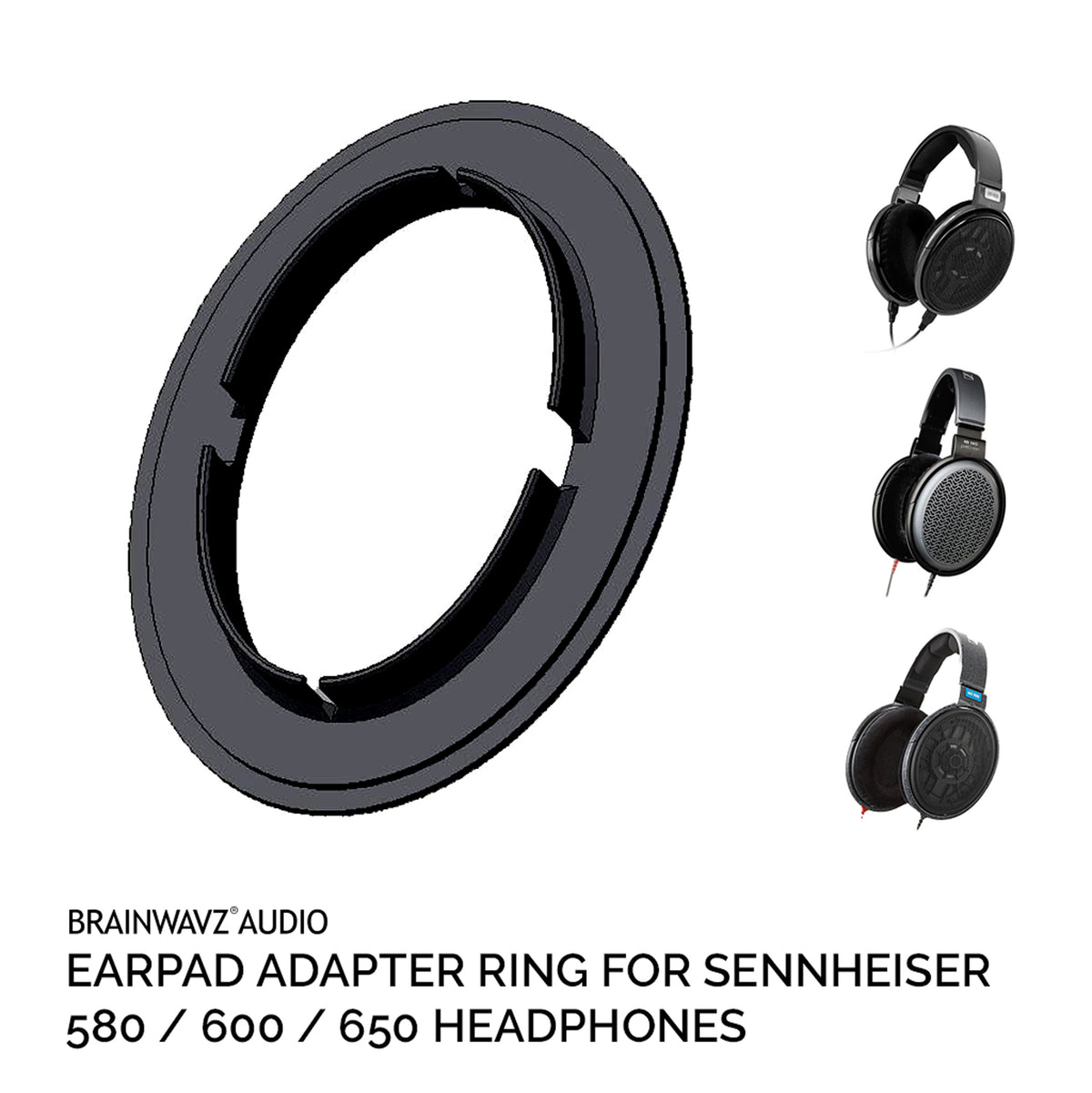Adapter Earpad Ring For Sennheiser 580 / 600 / 650 Headphones ...