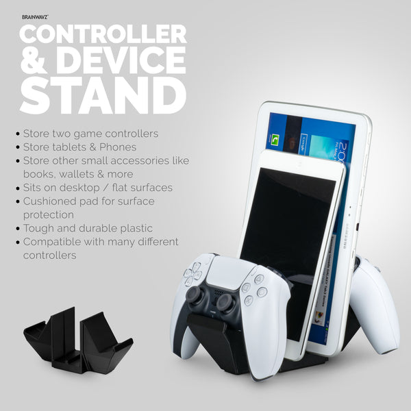 Dual Game Controller & Tablet Phone Desktop Holder - Universal Design ...