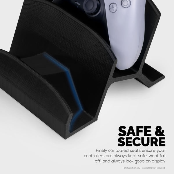 Dual Game Controller Desktop Holder Stand - Universal Design for Xbox ...